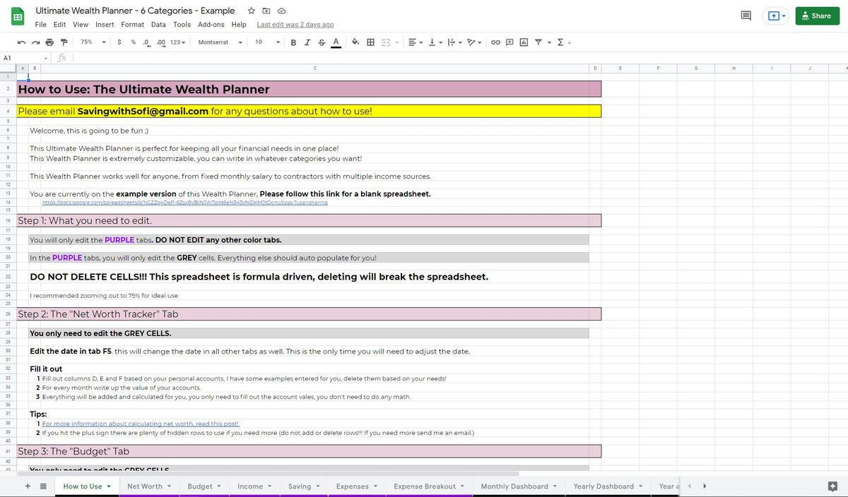 Ultimate Wealth Planner – The Budget Empire